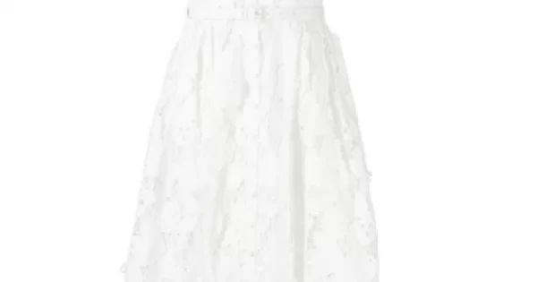 Self-Portrait 立體花蕾絲連身裙