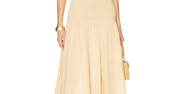 SNDYS 燕麥色連身裙